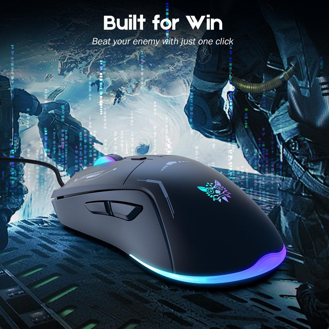 Onikuma CW917 Wired Gaming Mouse, PC Computer Mice USB Mouse with RGB ...