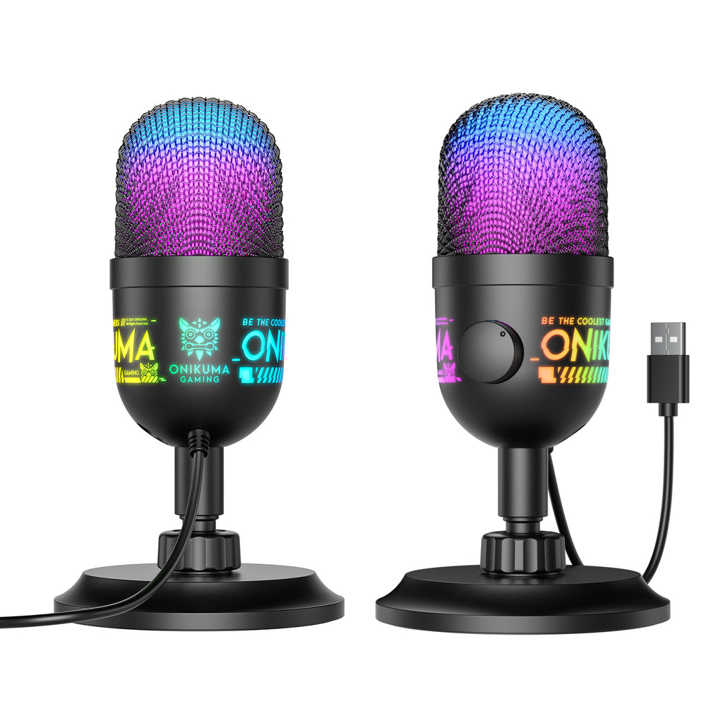 ONIKUMA M930 Studio RGB Microphone with 48KHz Capture & Smart ...