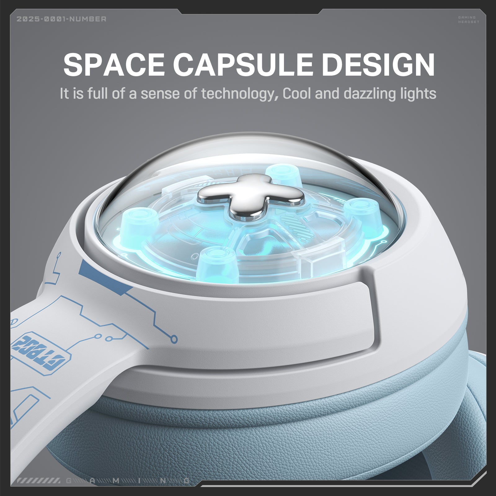 ONIKUMA GT802 Tri-Mode Gaming Headset – 2.4GHz/Bluetooth/Wired, RGB Li ...