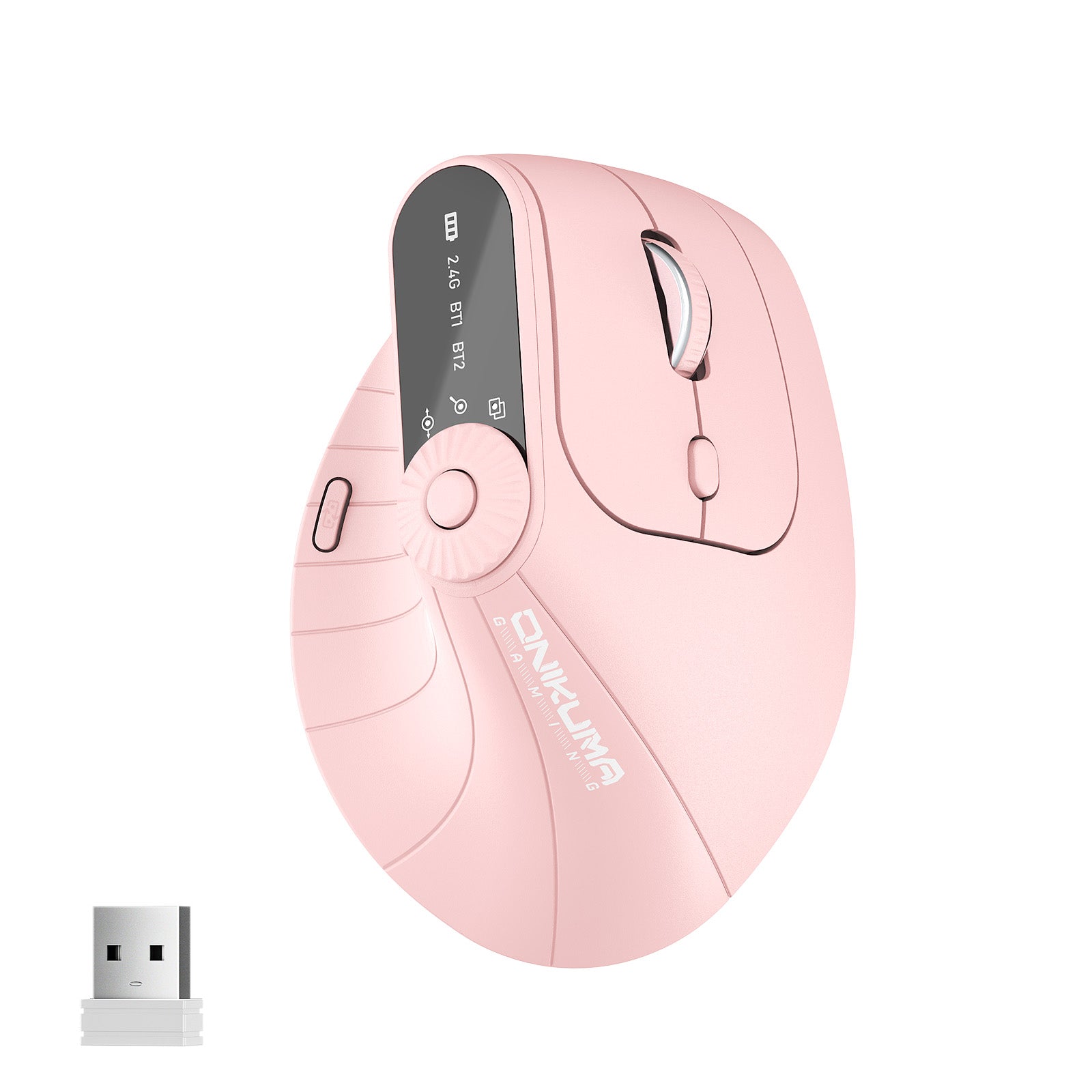 ONIKUMA CW932 Wireless Vertical Mouse Ergonomic Mouse Rechargeable 2.4 ...