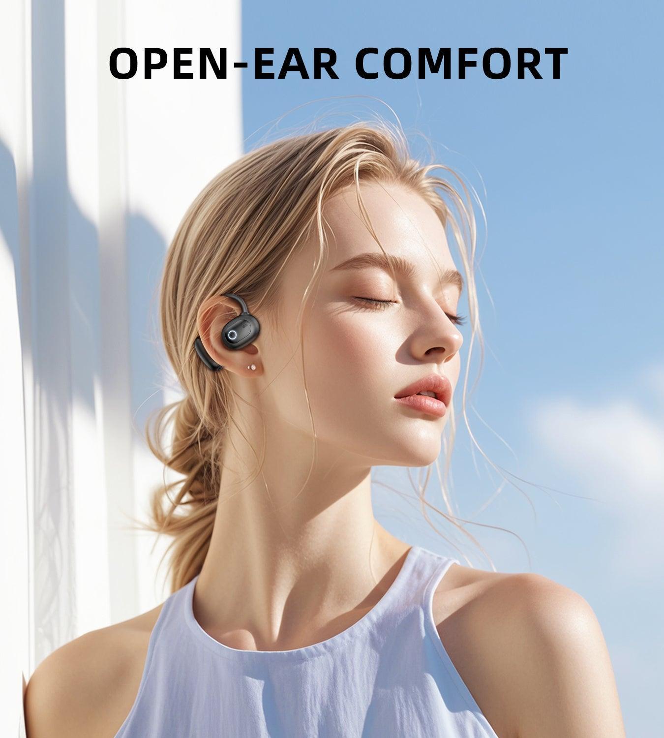 ONIKUMA T25 Wireless Earbuds,Bluetooth Headphones,Open Ear Headphones ...