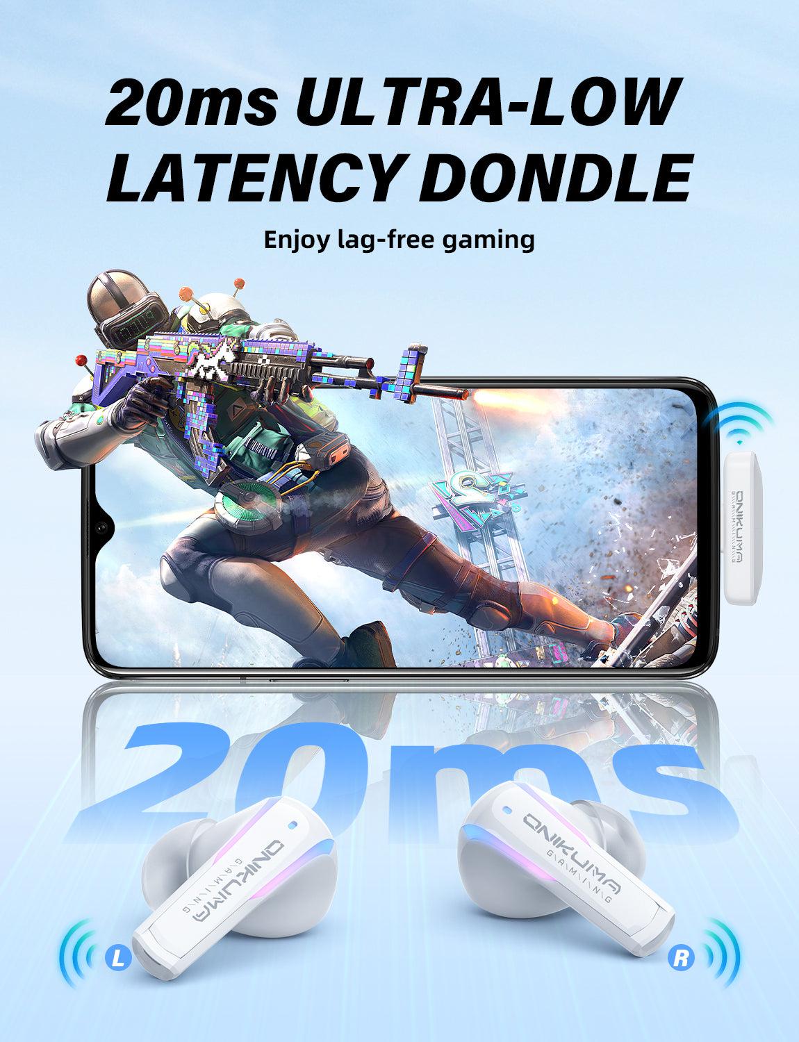 ONIKUMA T27 2.4G Wireless Gaming Earbuds with ENC Mic – Onikuma Gaming