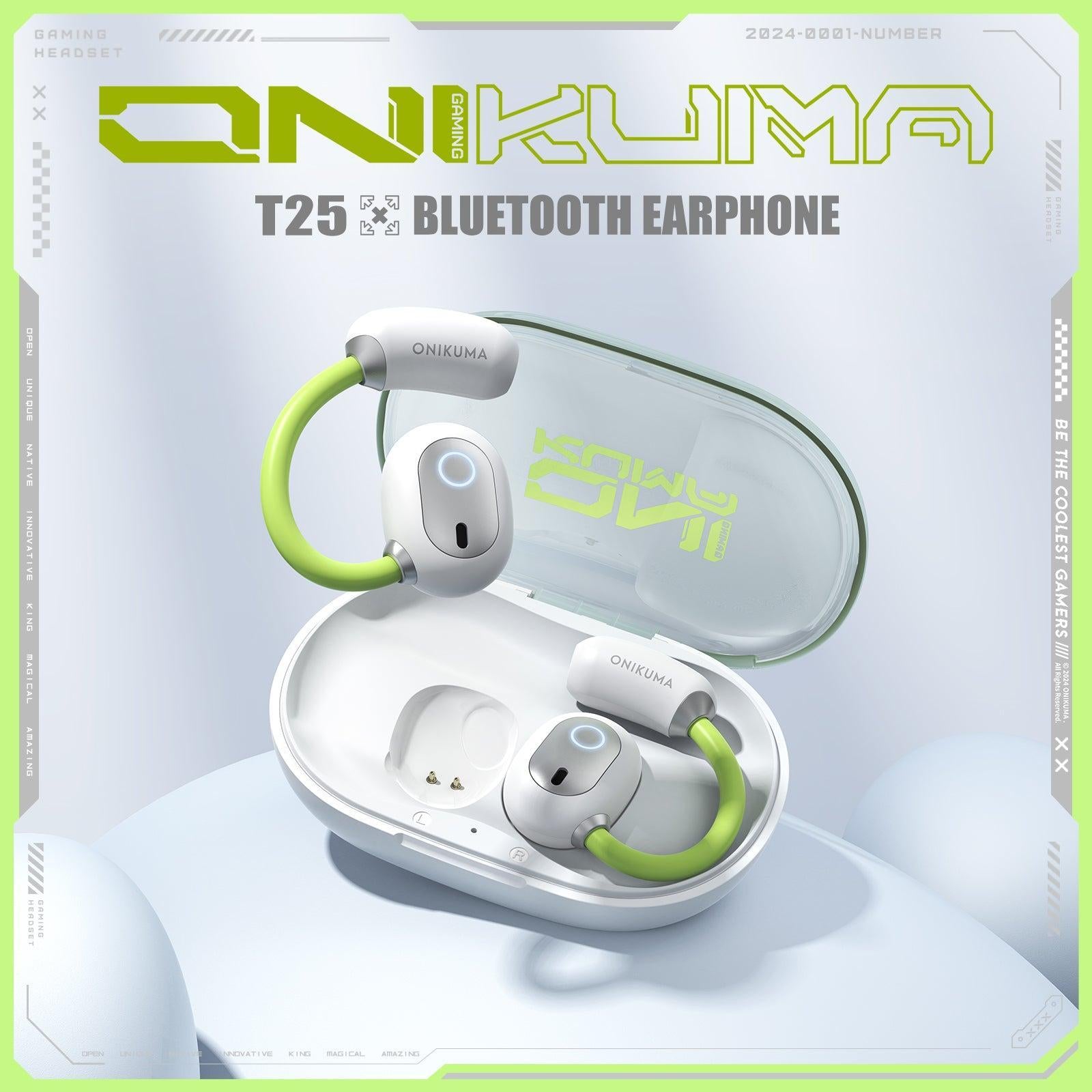 ONIKUMA T25 Wireless Earbuds,Bluetooth Headphones,Open Ear Headphones ...