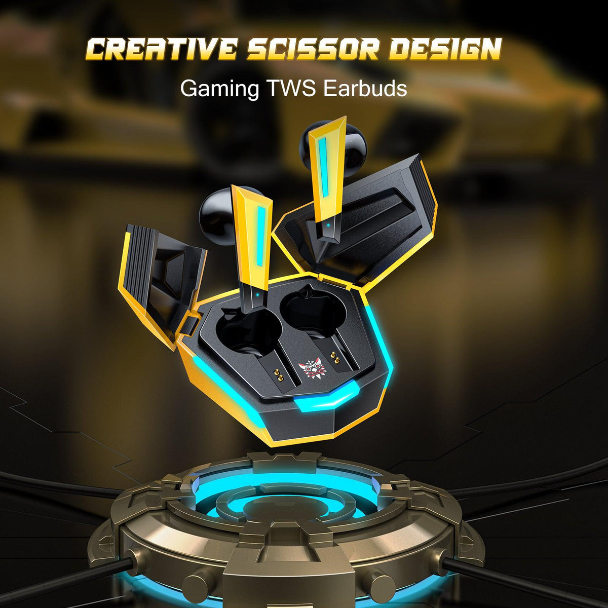 ONIKUMA T32 Bumblebee Gaming Headset, Wireless Bluetooth Gamer ...