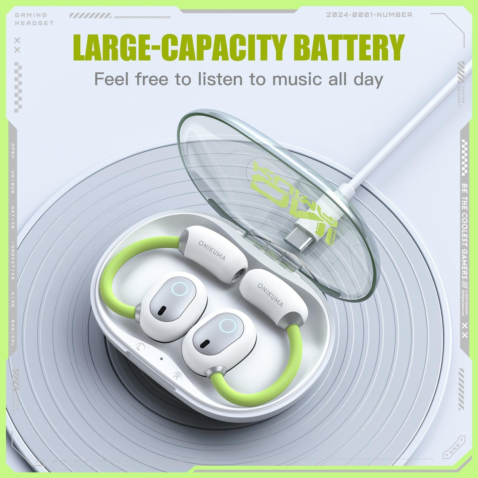 ONIKUMA T25 Wireless Earbuds,Bluetooth Headphones,Open Ear Headphones ...