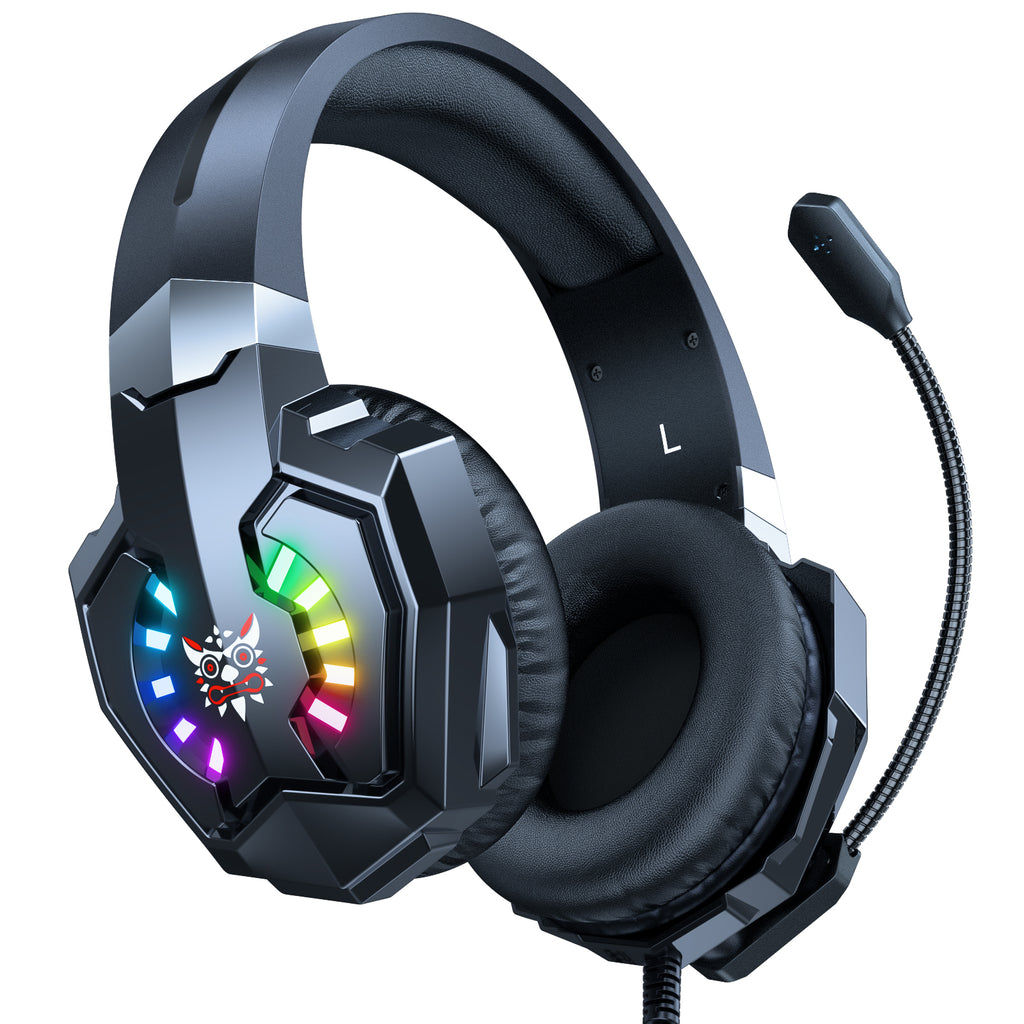 ONIKUMA X32 Wearable Wired Gaming Headset, Surround Stereo Sound Gaming ...