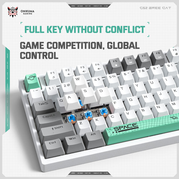 New ONIKUMA G38 Three Color Wired Mechanical Keyboard with Matte Key ...