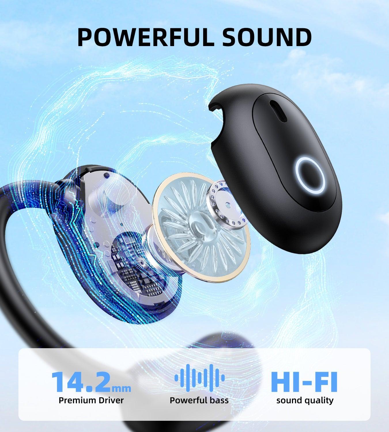 ONIKUMA T25 Wireless Earbuds,Bluetooth Headphones,Open Ear Headphones ...