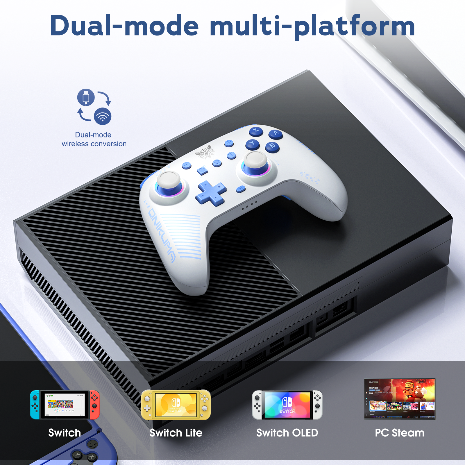 ONIKUMA C1 Wireless Controller Compatible with Nintendo Switch/Switch ...