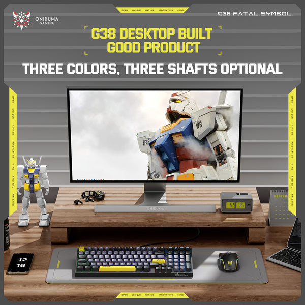 New ONIKUMA G38 Three Color Wired Mechanical Keyboard with Matte Key ...
