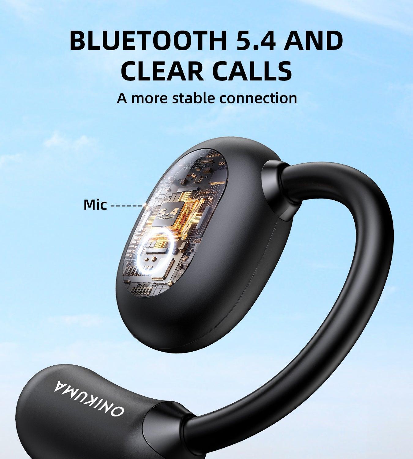 ONIKUMA T25 Wireless Earbuds,Bluetooth Headphones,Open Ear Headphones ...