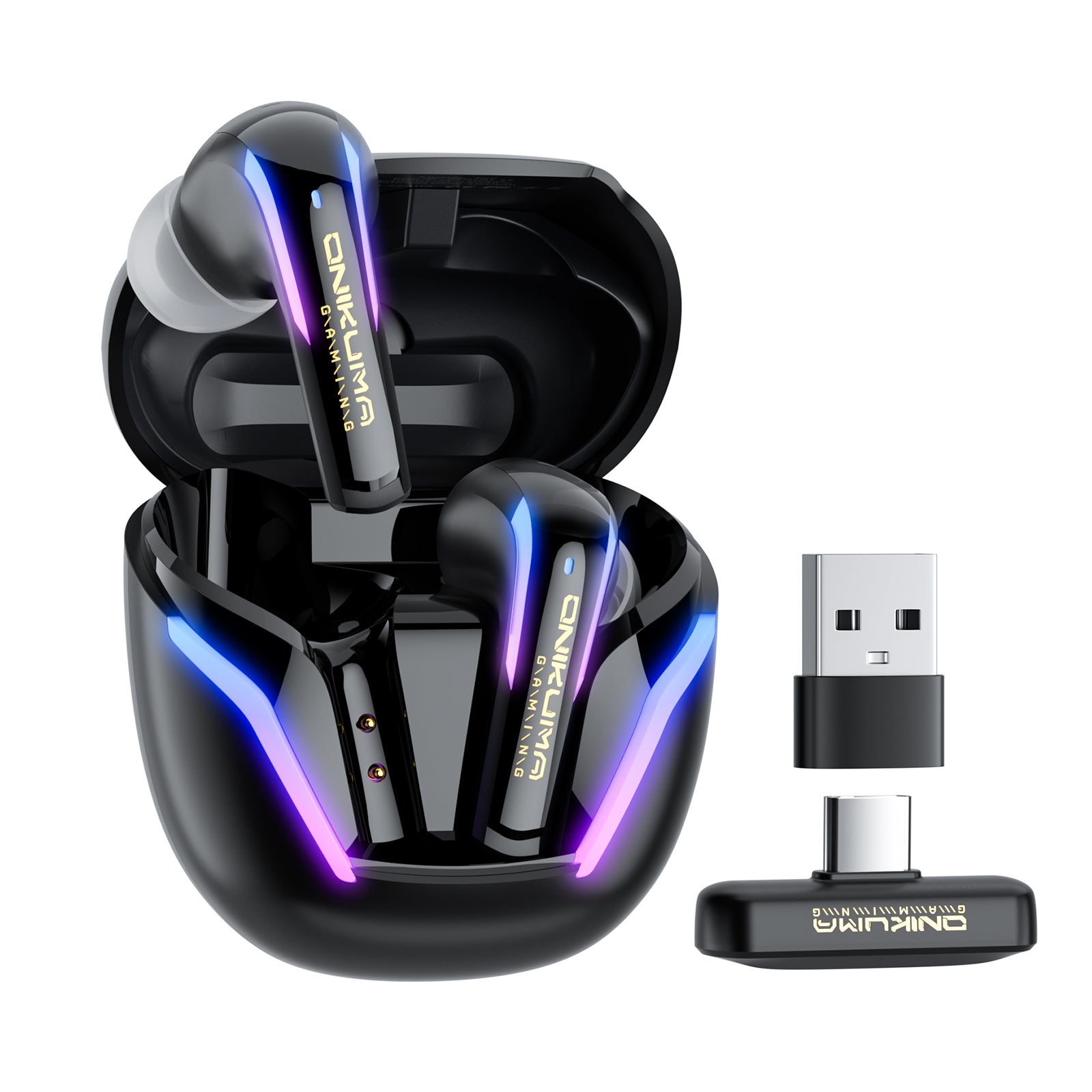 ONIKUMA T27 2.4G Wireless Gaming Earbuds with ENC Mic – Onikuma Gaming