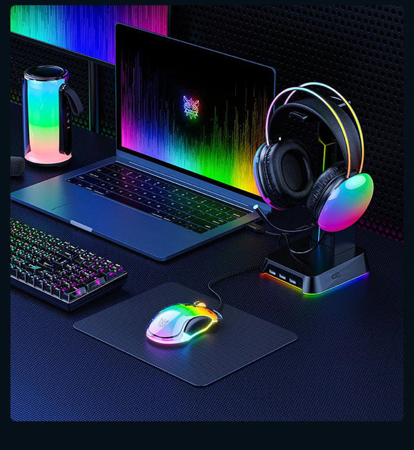ONIKUMA CW925 RGB Backlit Wired Gaming Mouse, Up to 12800 DPI, Light w ...