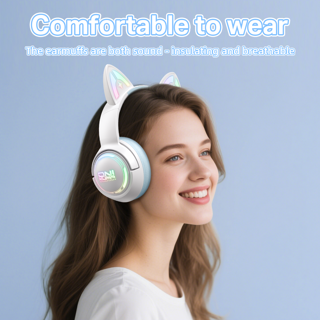 ONIKUMA GT838 Gaming Headset Muli-device Compatible 2.4G/Wireless/USB ...