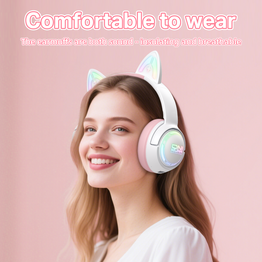ONIKUMA GT838 Gaming Headset Muli-device Compatible 2.4G/Wireless/USB ...