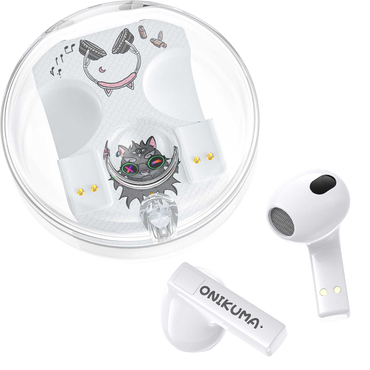 ONIKUMA T301 TWS Cartoon Earphone Touch Control Wireless Bluetooth-com ...