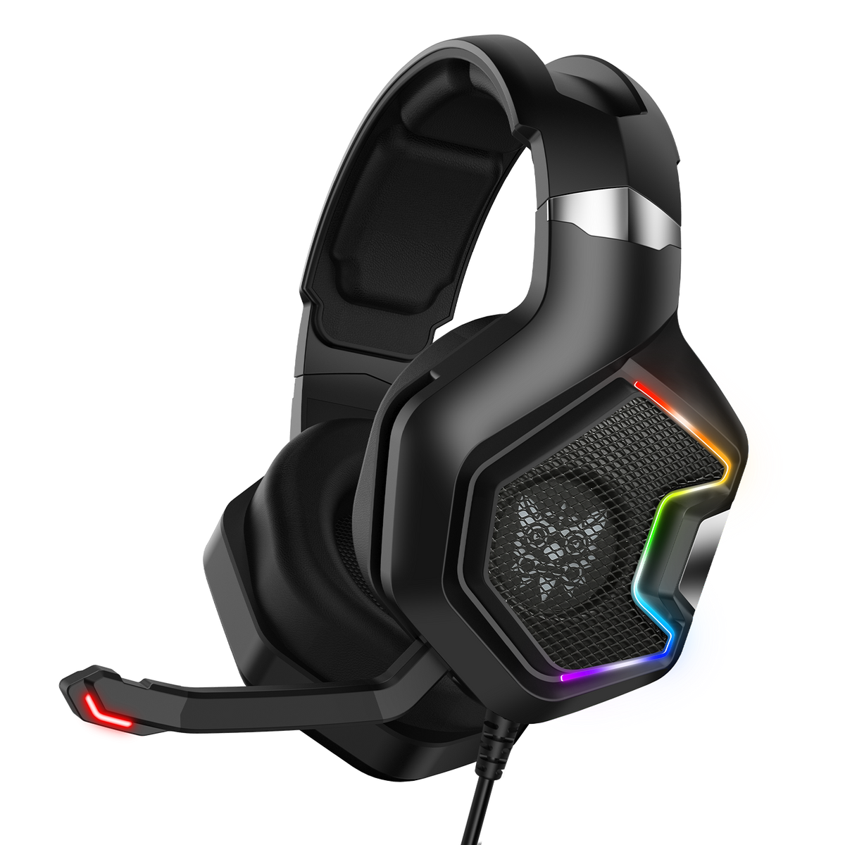 ONIKUMA K10 Pro Professional Wired Gaming Headset with RGB Backlight ...