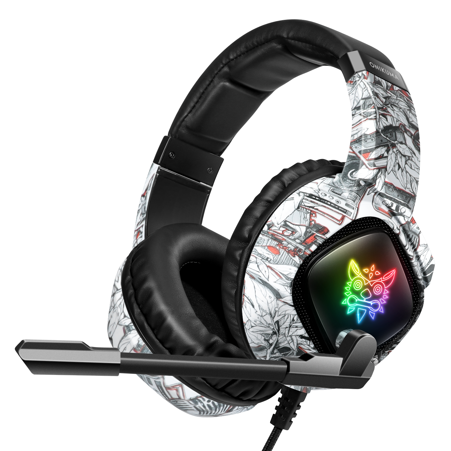 ONIKUMA K19 Professional Gaming Headphone with RGB LED Backlight ...